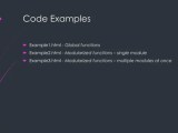 Modular Javascript Ppt