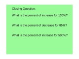 Module 4 Lesson 5 Percent Increase And Decrease Pdf