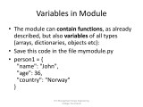 Modules And Packages In Python Ppsx