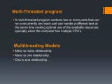 Multi Threaded Programming Pptx