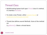 Java Multi Threading Programming Ppsx