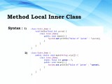 Nested Classes In Java Pptx