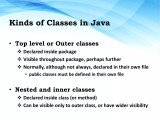 Nested Classes In Java Pptx