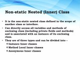Nested Classes In Java Pptx