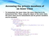 Nested Classes In Java Pptx