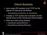 Networking In Java Pptx