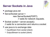 Networking With Java Ppt