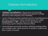 Normalization Presentation In Database Management System Pptx