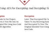 Encryption And Decryption Using Aes Algorithm Pptx