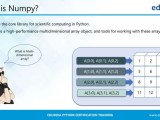 Python Numpy Tutorial Numpy Array Edureka Pdf Programming