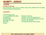 Numpy Array Pdf