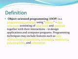 Object Oriented Programming Pptx
