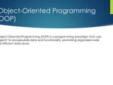 Object Oriented Programming Oo In Pythonp In Python Pptx