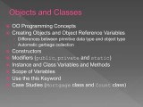 Object And Class In Java Ppt Programming Languages Computing
