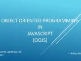Object Oriented Programming In Javascript Pptx