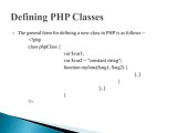 Object Oriented Programming In Php Pptx