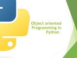 Object Oriented Programming In Python Pptx