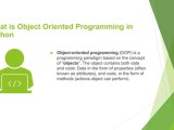 Object Oriented Programming In Python Pptx