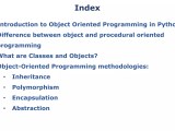 Object Oriented Programming Using Python Pdf
