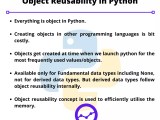 Object Reusability In Python Pdf