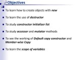 Oop Objects Classes Ppt