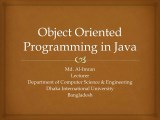 Oop Introduction With Java Programming Language Pptx