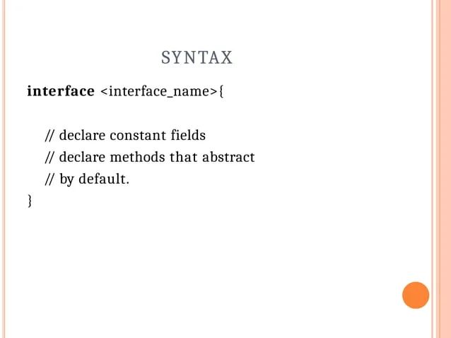 Oops Unit2 Inheritance And Interface Objected Oriented Programming Pptx - Premium City Illustration - 4K