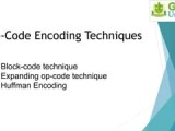 Op Code Encoding Pptx