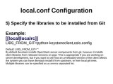 Openstack Devstack Configuration Localrc Local Conf Tutorial Odp