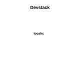 Openstack Devstack Configuration Localrc Local Conf Tutorial Odp