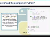 Operator Overloading In Python Pptx