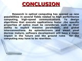 Opticalcomputing Final Ppt