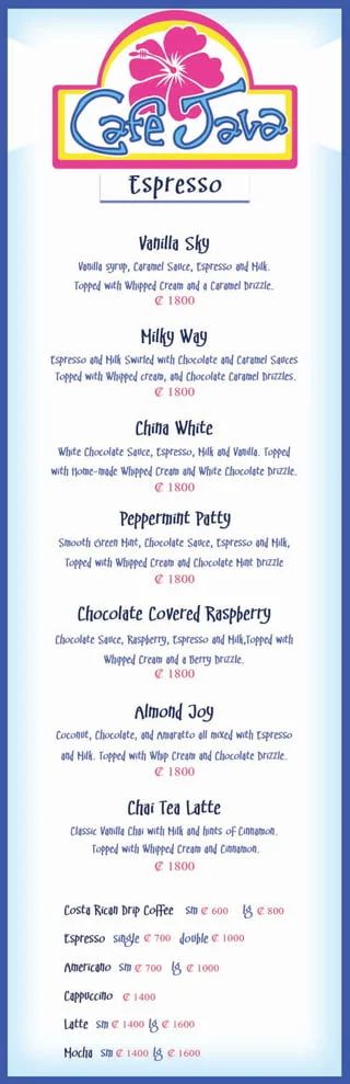 Cafe Java Pdf - Creative Vintage Background - Full HD