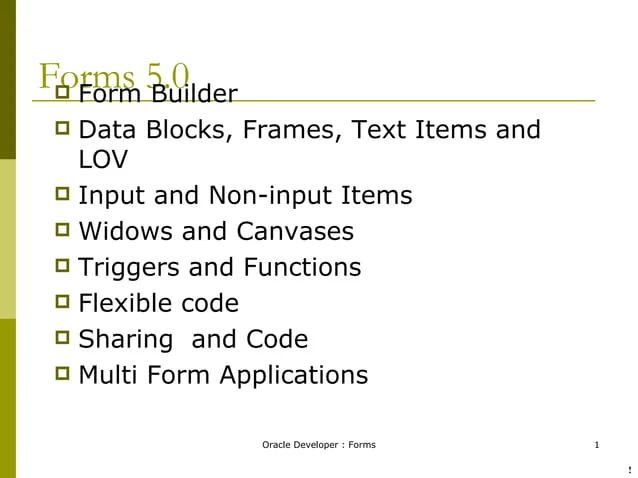 Oracle Forms Tutorial (www.aboutoracleapps.com) | PPT