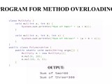 Method Overloading In Java Pdf