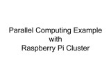 Parallel Computing Example With Raspberry Pi Cluster Pdf