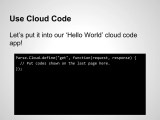 Parse Cloud Code Pdf
