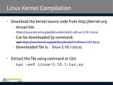 Part 01 Linux Kernel Compilation Ubuntu Ppt