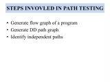 Path Testing Data Flow Testing Ppt
