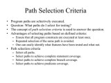 Path Testing Data Flow Testing Ppt