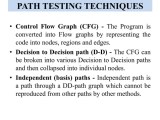 Path Testing Data Flow Testing Ppt