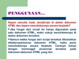 Pengantar Java Script Ppt