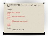 Php String Function Pptx