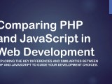 Php Vs Javascript Choose Best For Web Development Ppt