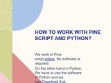 Pine Script Python Pdf Pptx