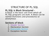 Oracle Plsql Basic Tutorial With Workon Exercises Ppt