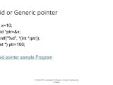 Pointers And Array Pointer And String Pptx