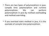 Polymorphism In Java Ppt