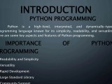 Python Programming Using Python Oops Con Pptx