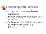 Python Programming Introduction Loops Boolean Ppt